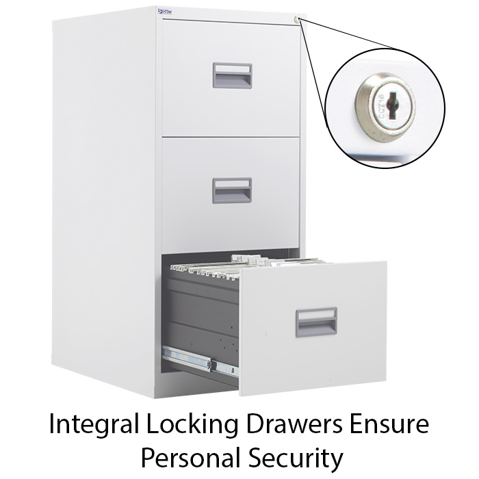 e4e - Talos 3 Drawer Filing Cabinet