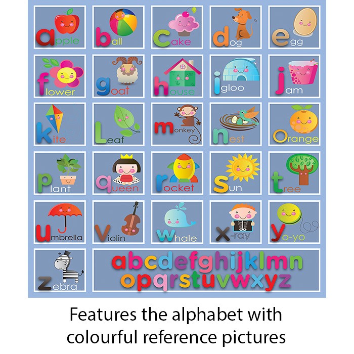 e4e - Indoor/Outdoor Alphabet Mat - 1.2m x 1.2m
