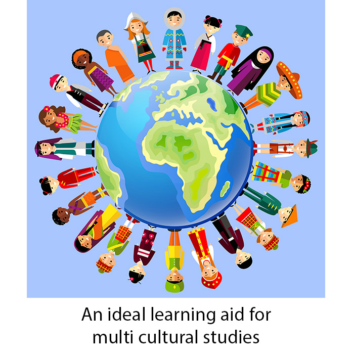 e4e - Indoor/Outdoor Children Of The World Mat - 2m x 2m