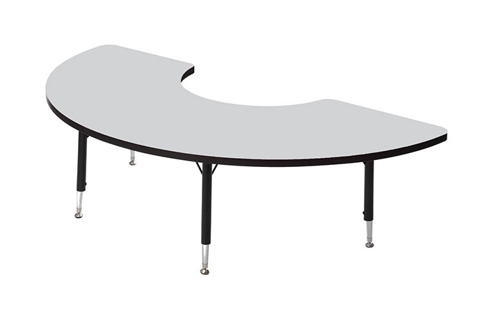e4e - Laminated Half Circle (Arc) Table