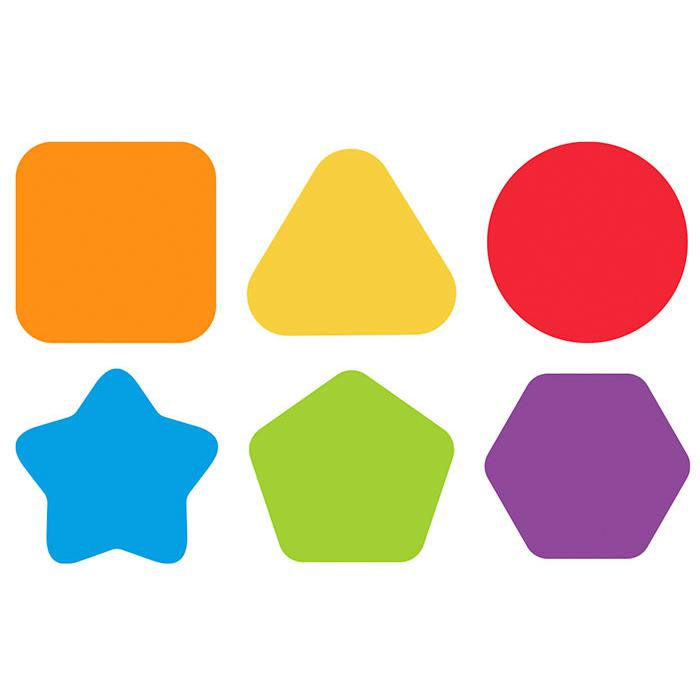 e4e - Rainbow Geometric Shaped Mats & Holdall