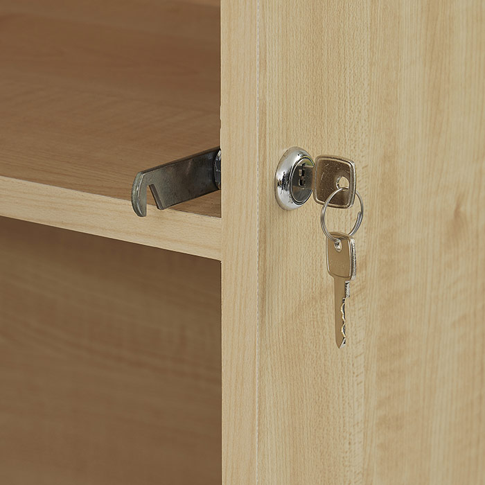 e4e - Maple Mobile Foldaway Bookcase