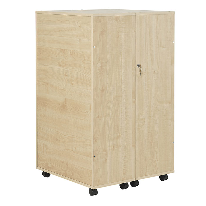 e4e - Maple Mobile Foldaway Bookcase