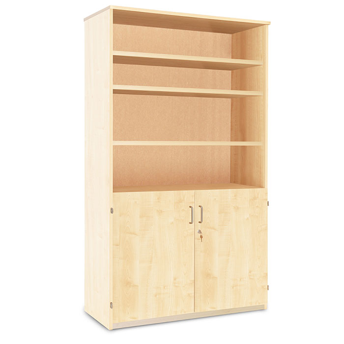 e4e - Stock Cupboard with Shelves & Lockable Cupboard – H1818mm