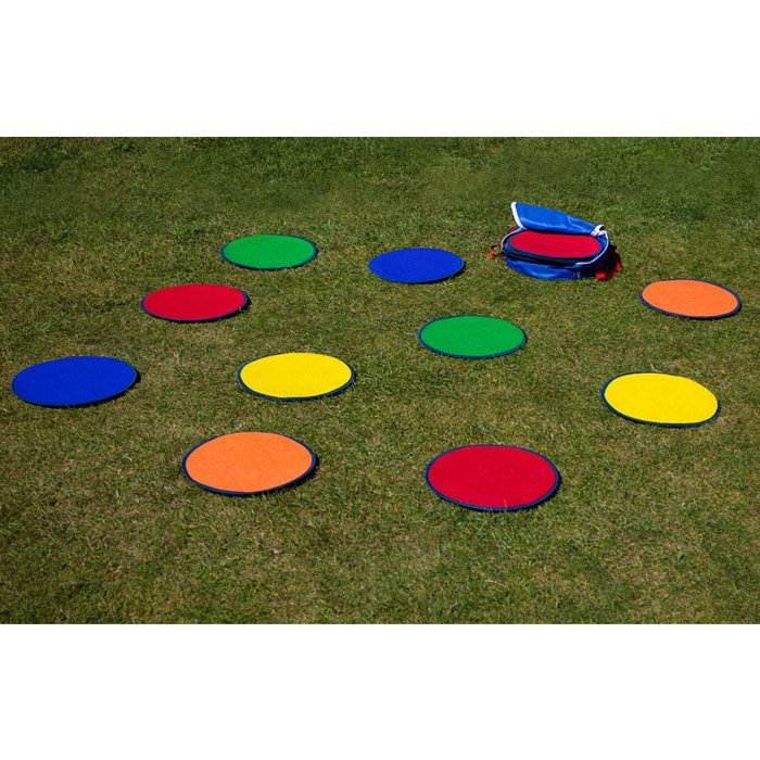 e4e - Rainbow Circle Mats Set Of 30 With Holdall
