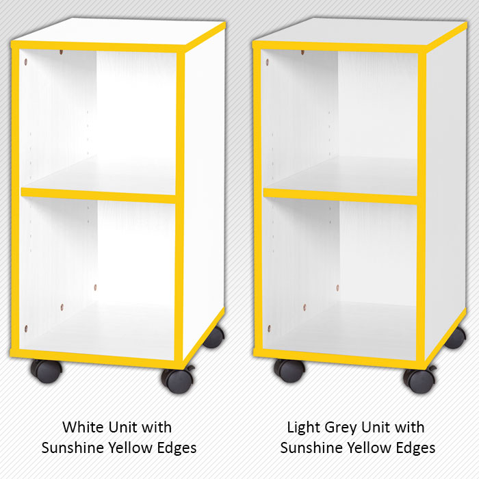 e4e - Jaz Storage Range - Single Width Shelf Storage Unit