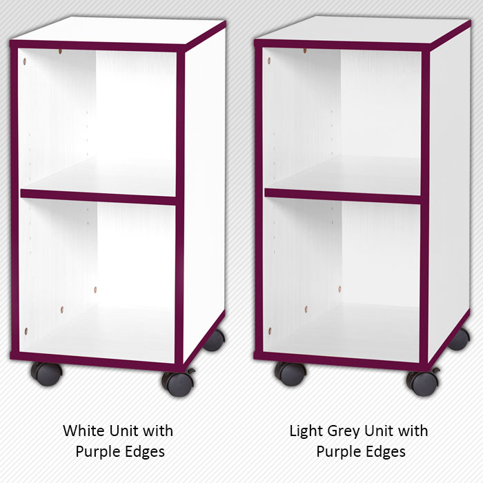 e4e - Jaz Storage Range - Single Width Shelf Storage Unit