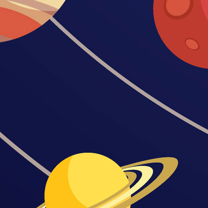 e4e - Solar System Playmat - 2m x 1.5m