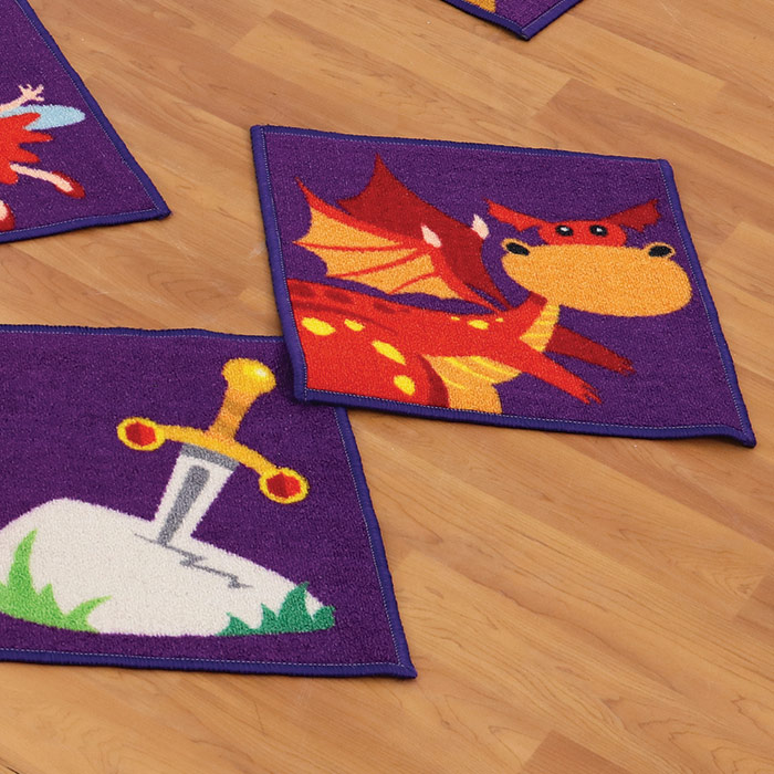 e4e - Story Time Interactive Carpet Tiles With Holdall