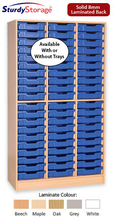 Educational Furniture | Ready Assembled Triple-Column Tray Storage Units