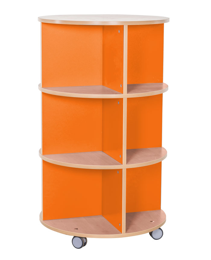 e4e - KubbyClass® Library Book Carousel - 3 Tier