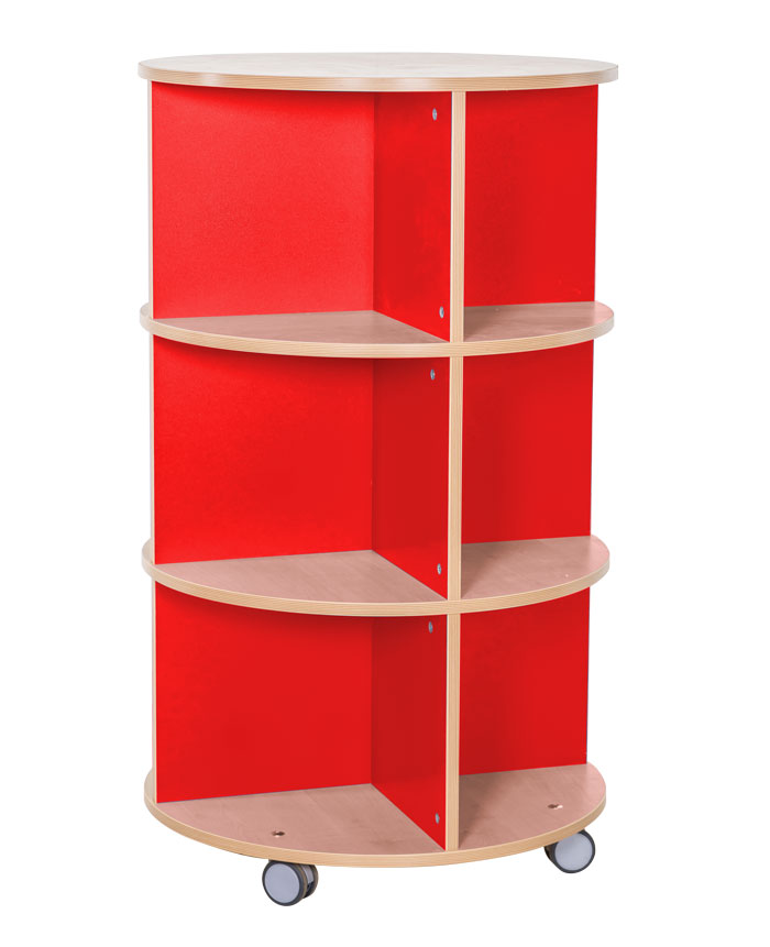 e4e - KubbyClass® Library Book Carousel - 3 Tier