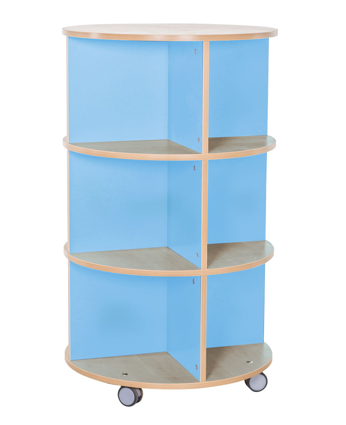 e4e - KubbyClass® Library Book Carousel - 3 Tier
