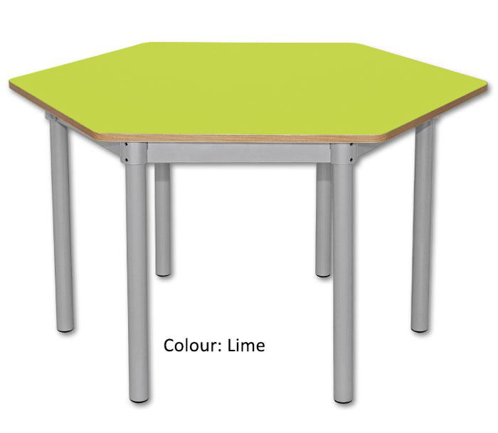 e4e - KubbyClass® Hexagon Table 1200 x 1200mm