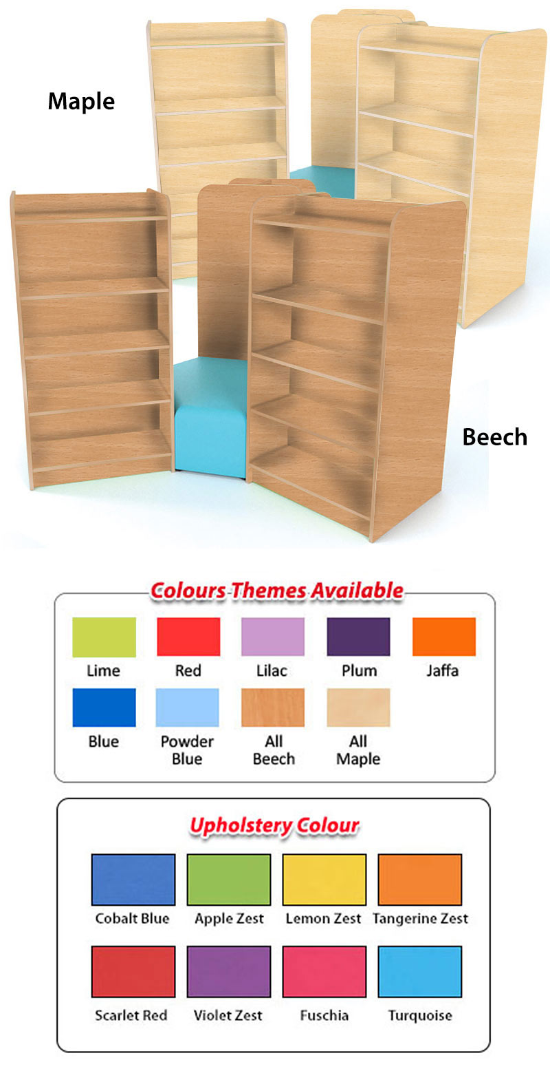 e4e - KubbyClass Library Island- Set I