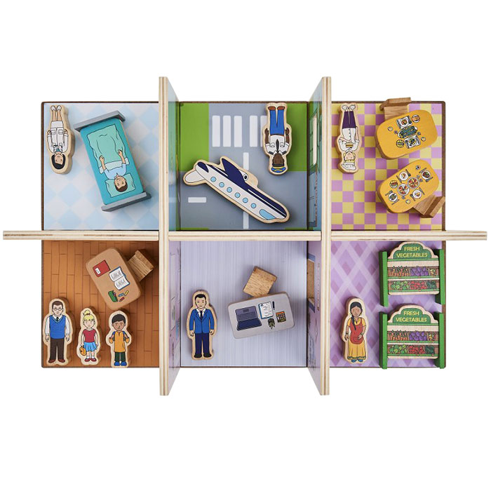 e4e - Wooden In My Community Play Set