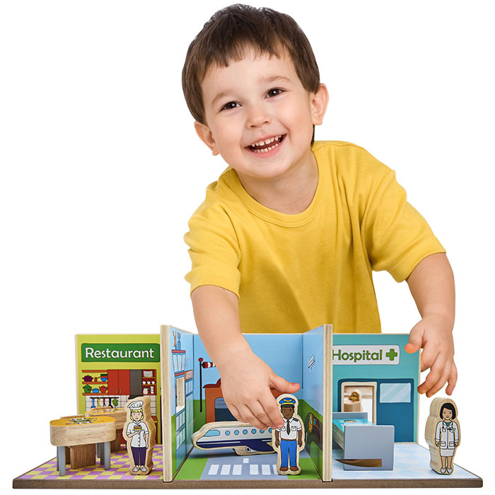 e4e - Wooden In My Community Play Set