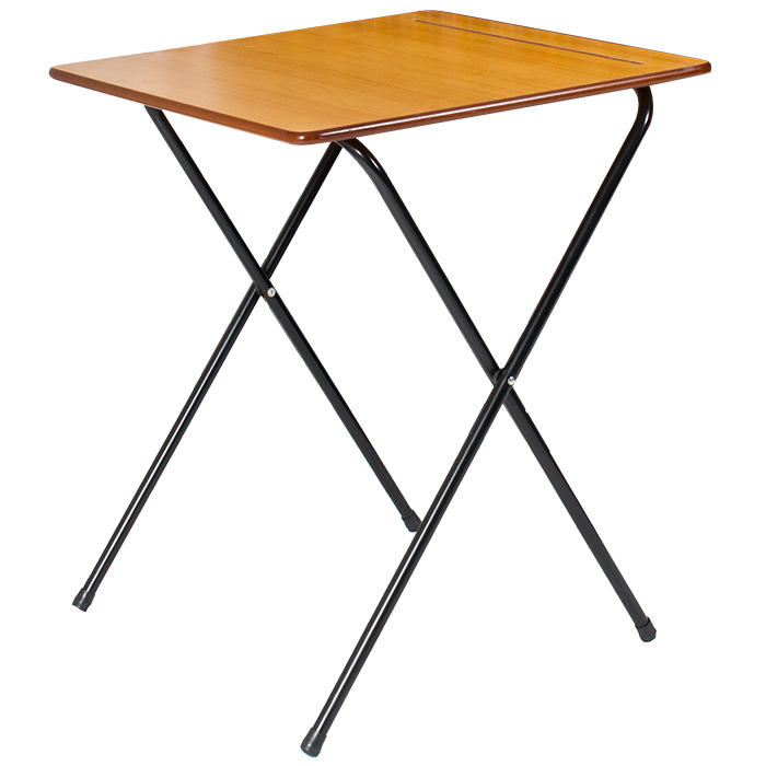 e4e - 25 Z-Lite Folding Exam Desks With Trolley Set