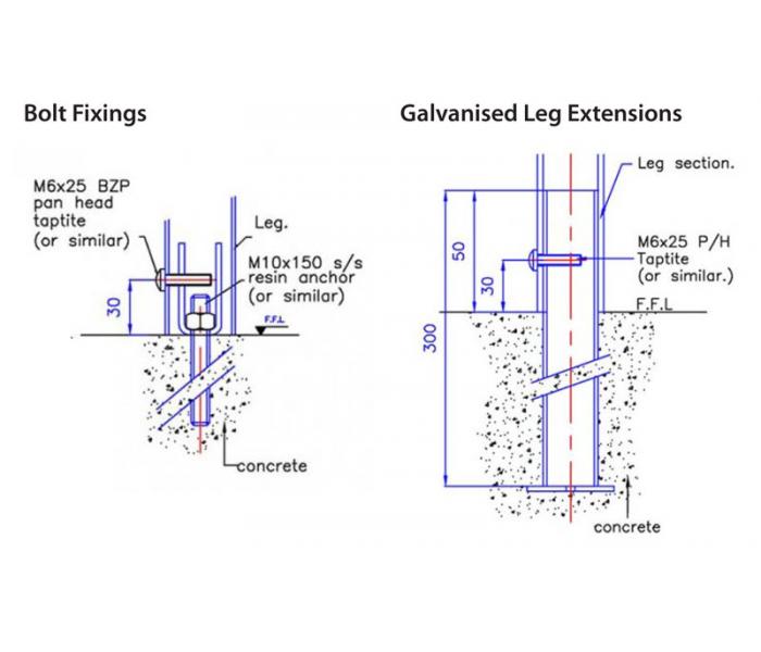 e4e - Combined Picnic Table & Bench Unit - 1500mm Six Seater